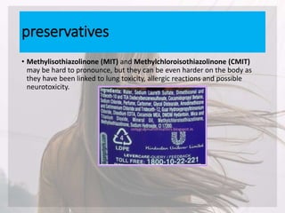 chemicals in hair care products | PPT