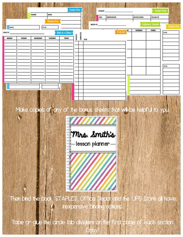 Free lesson-plan-binder (1) editarrr | PDF
