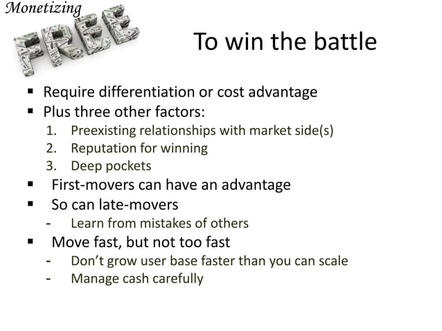 Platforms or Two-sided markets