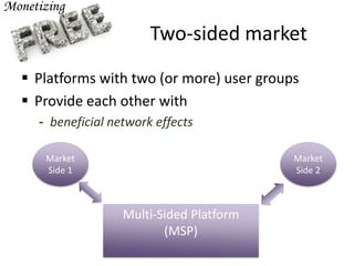 Platforms or Two-sided markets | PPT