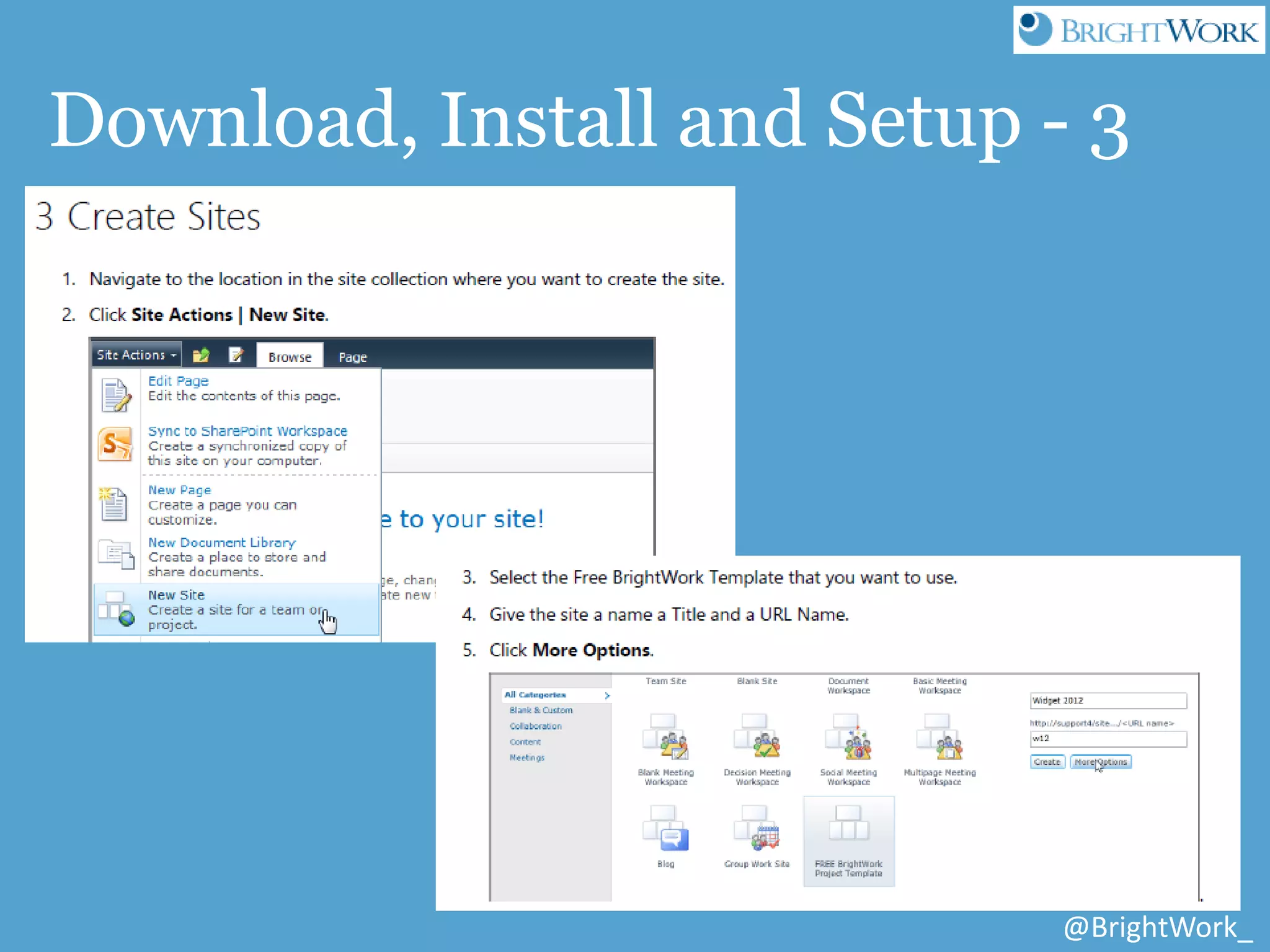 Free SharePoint Project Management Templates from BrightWork and Atidan ...