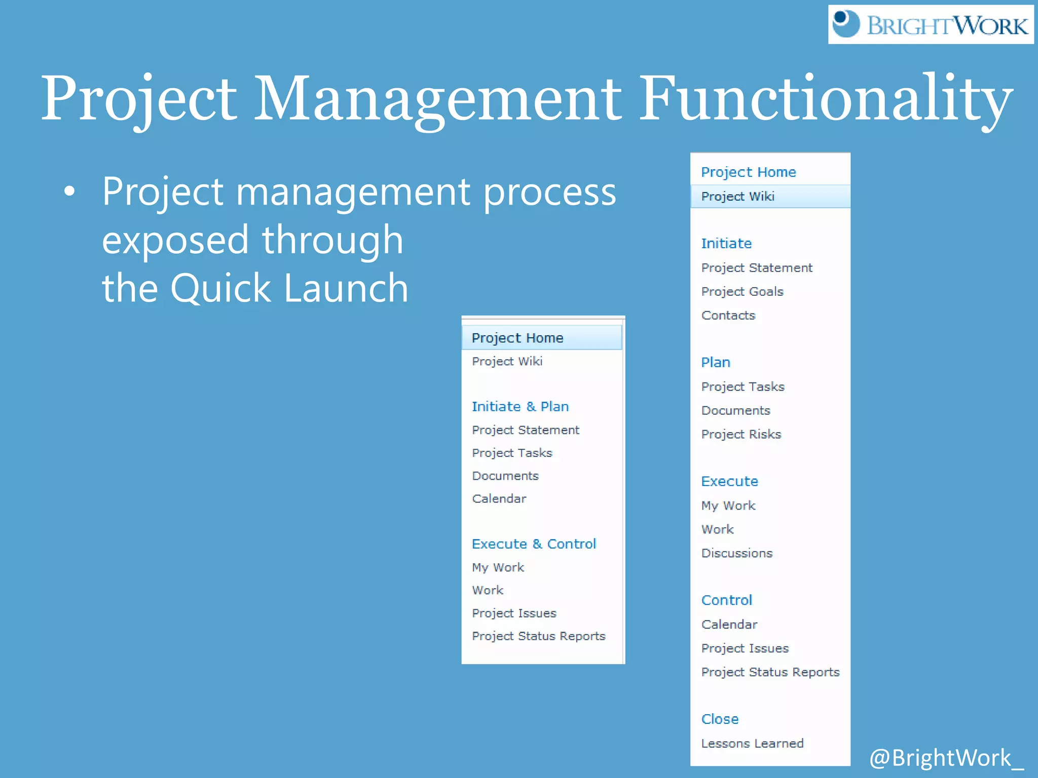 Free SharePoint Project Management Templates from BrightWork and Atidan ...