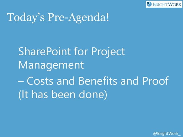 Free SharePoint Project Management Templates from BrightWork and Atidan ...