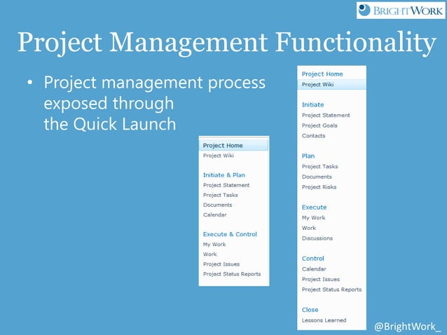Free SharePoint Project Management Templates from BrightWork and Atidan ...
