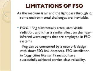 Free space optics by Mayank Awasthi | PPT