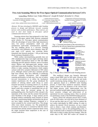 Two-Axis Scanning Mirror for Free-Space Optical Communication between ...