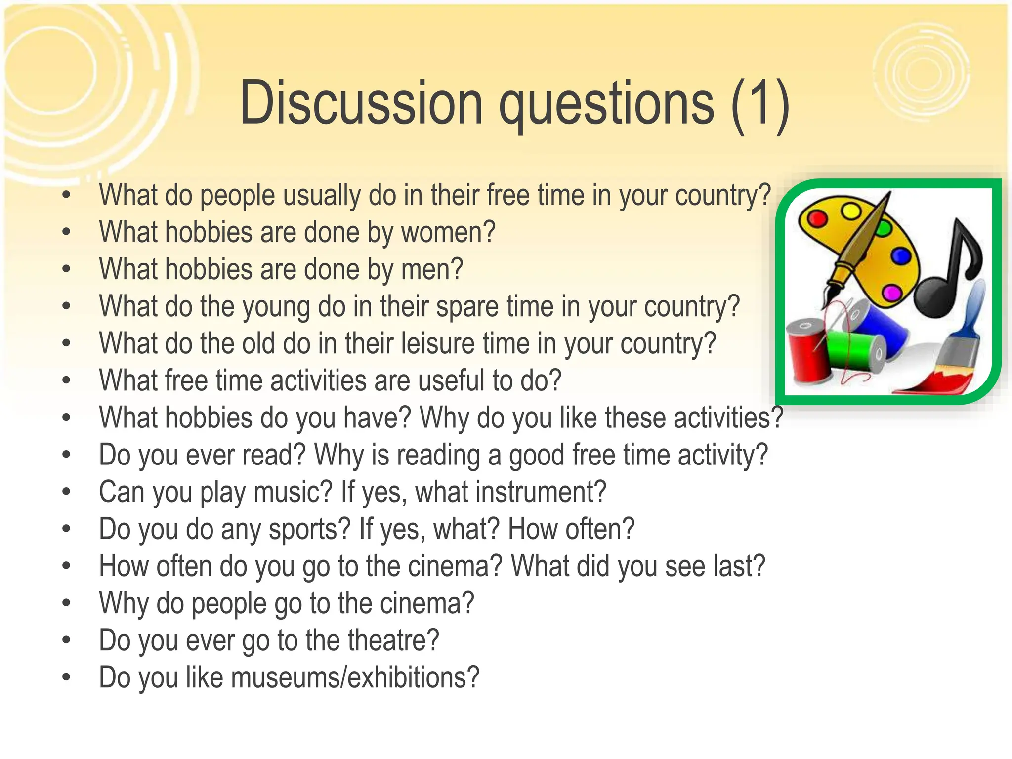 free-time-activities-and-entertainment-picture-description-exercises ...