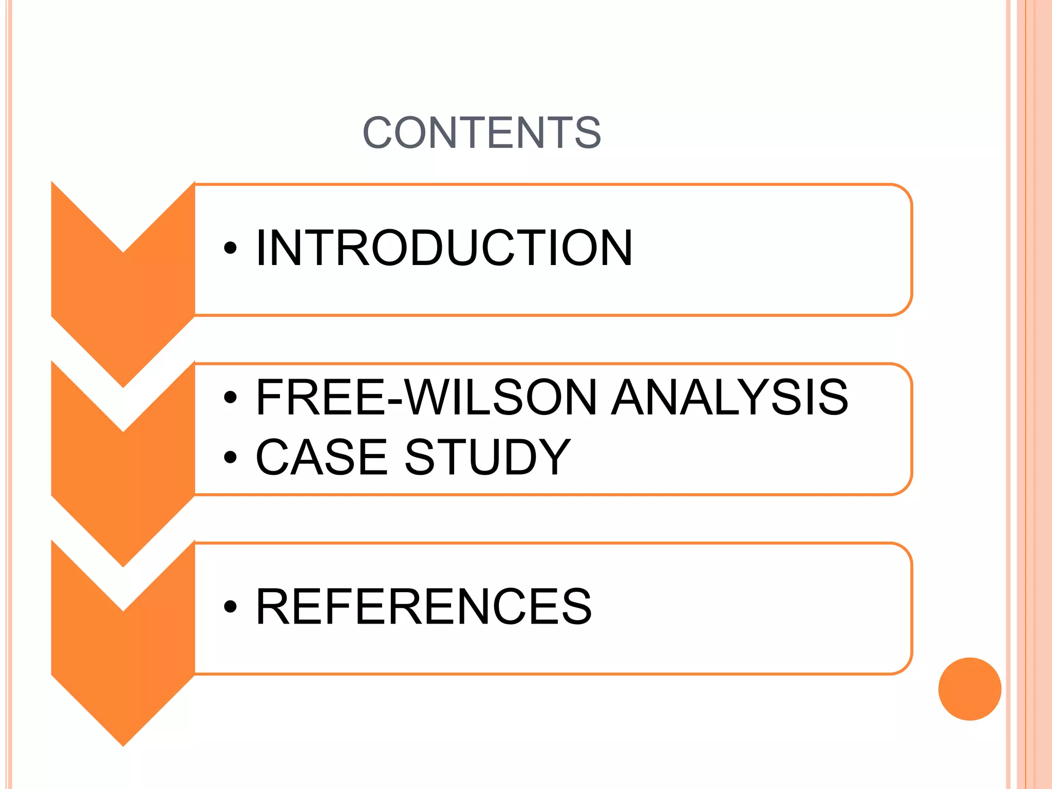 Free wilson analysis qsar | PPTX