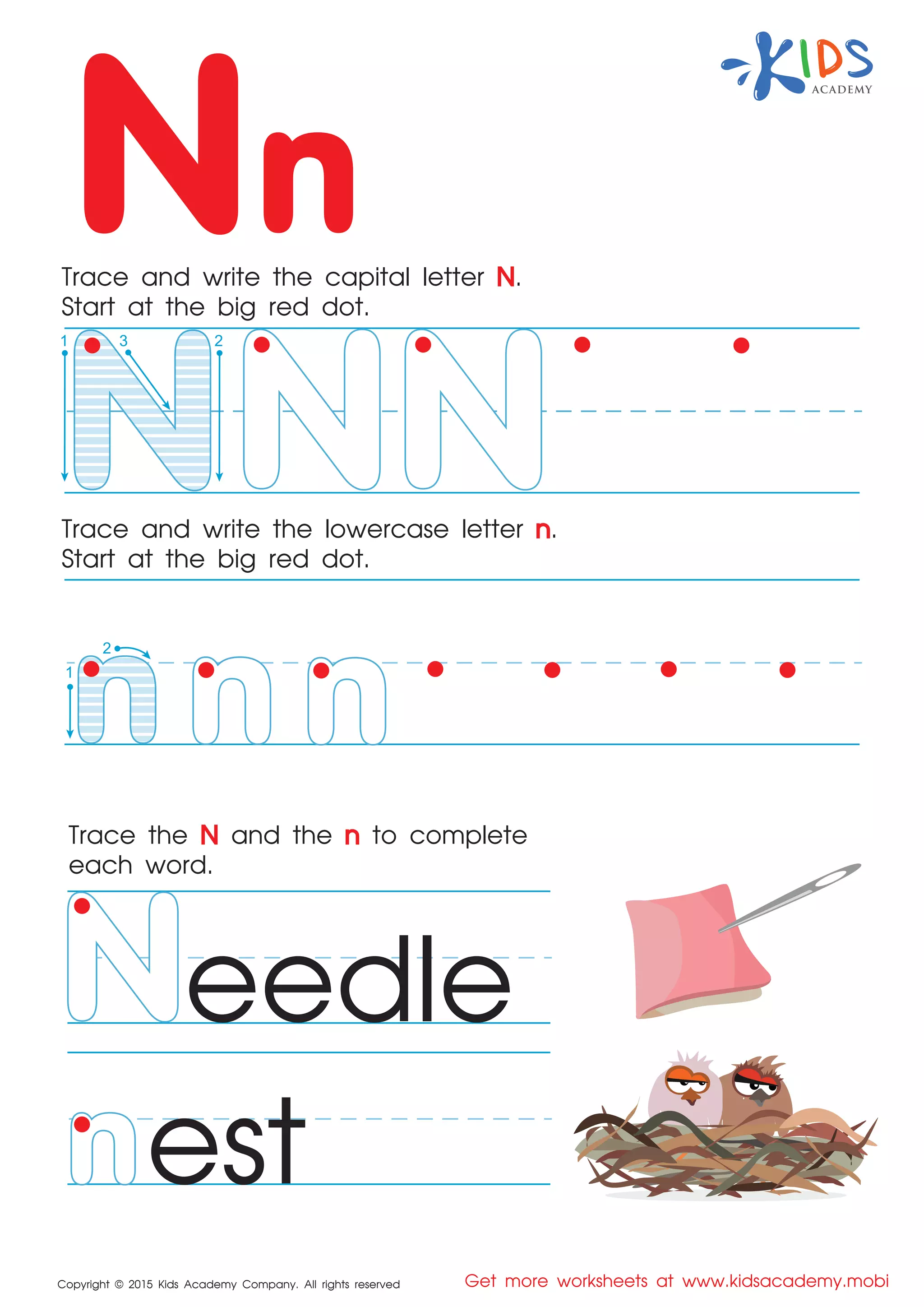 Free alphabet worksheets for kids a-z | PDF