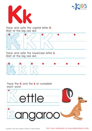 Free alphabet worksheets for kids a-z | PDF
