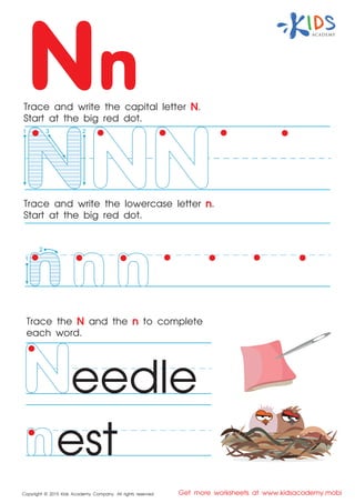 Free alphabet worksheets for kids a-z | PDF