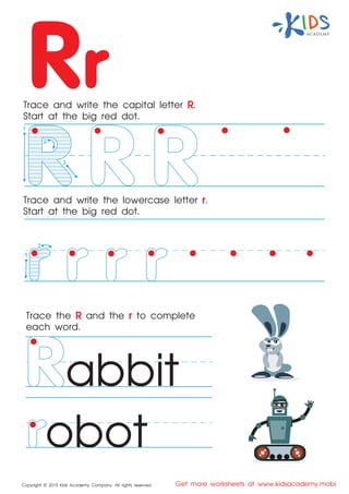 Free alphabet worksheets for kids a-z | PDF
