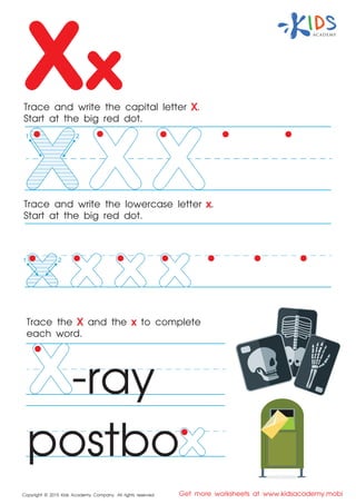 Free alphabet worksheets for kids a-z | PDF