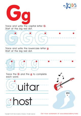 Free alphabet worksheets for kids a-z | PDF