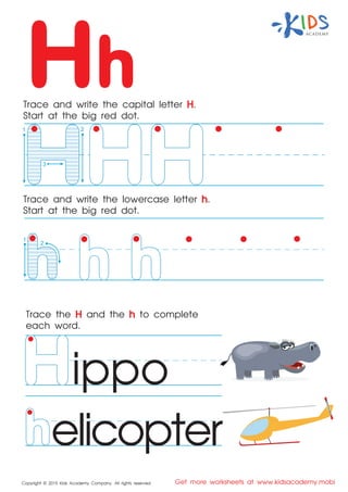 Free alphabet worksheets for kids a-z | PDF