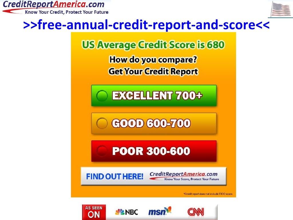 Annual Free Credit Report