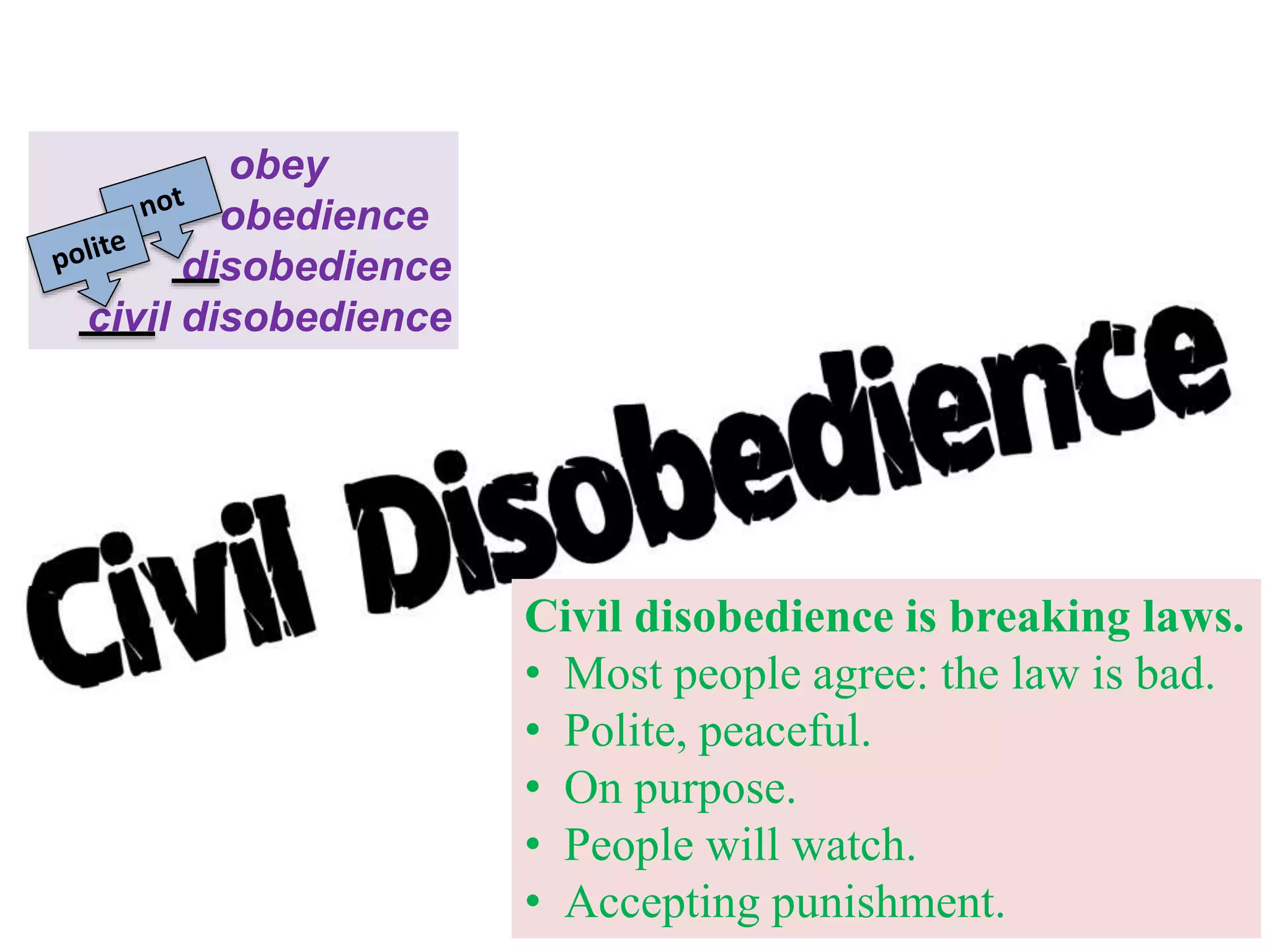MLK: Understanding Civil Disobedience, the March on Washington and ...