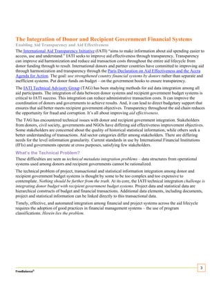 Free balance integrating-country-systems-a-white-paper | PDF