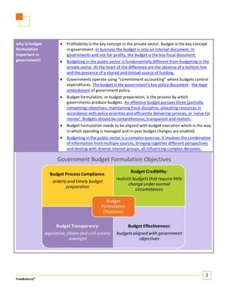 Public Financial Management Good Practice Government Resource Planning ...