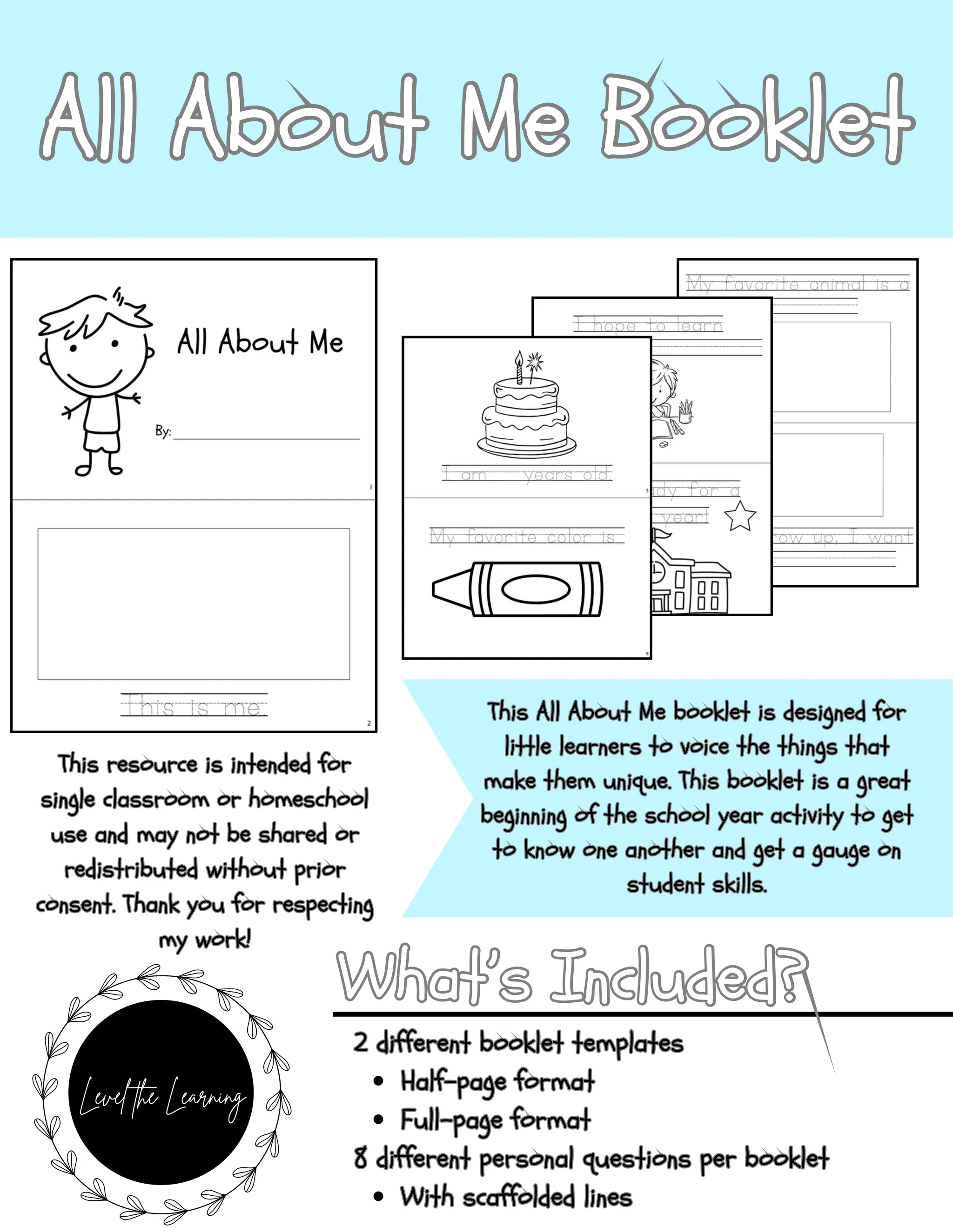 All About Me English International school | PDF