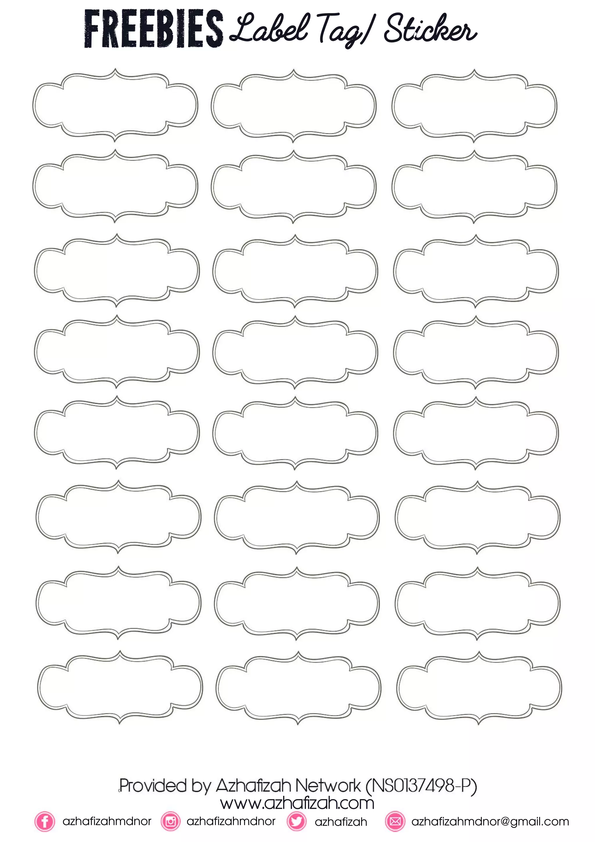 Freebies label sticker5 | PDF