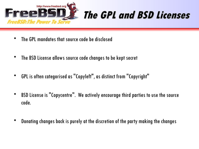 FreeBSD Operating system overview Basics.ppt