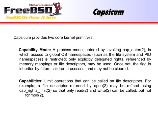 FreeBSD Operating system overview Basics.ppt