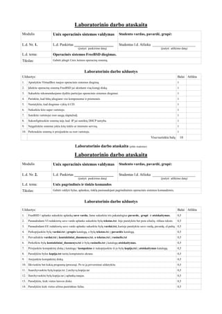 Free bsd praktiniu_darbu_uzduotys | PDF