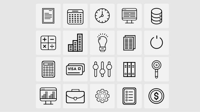 Free Business Icons Pack 02 By PowerPoint School.pptx