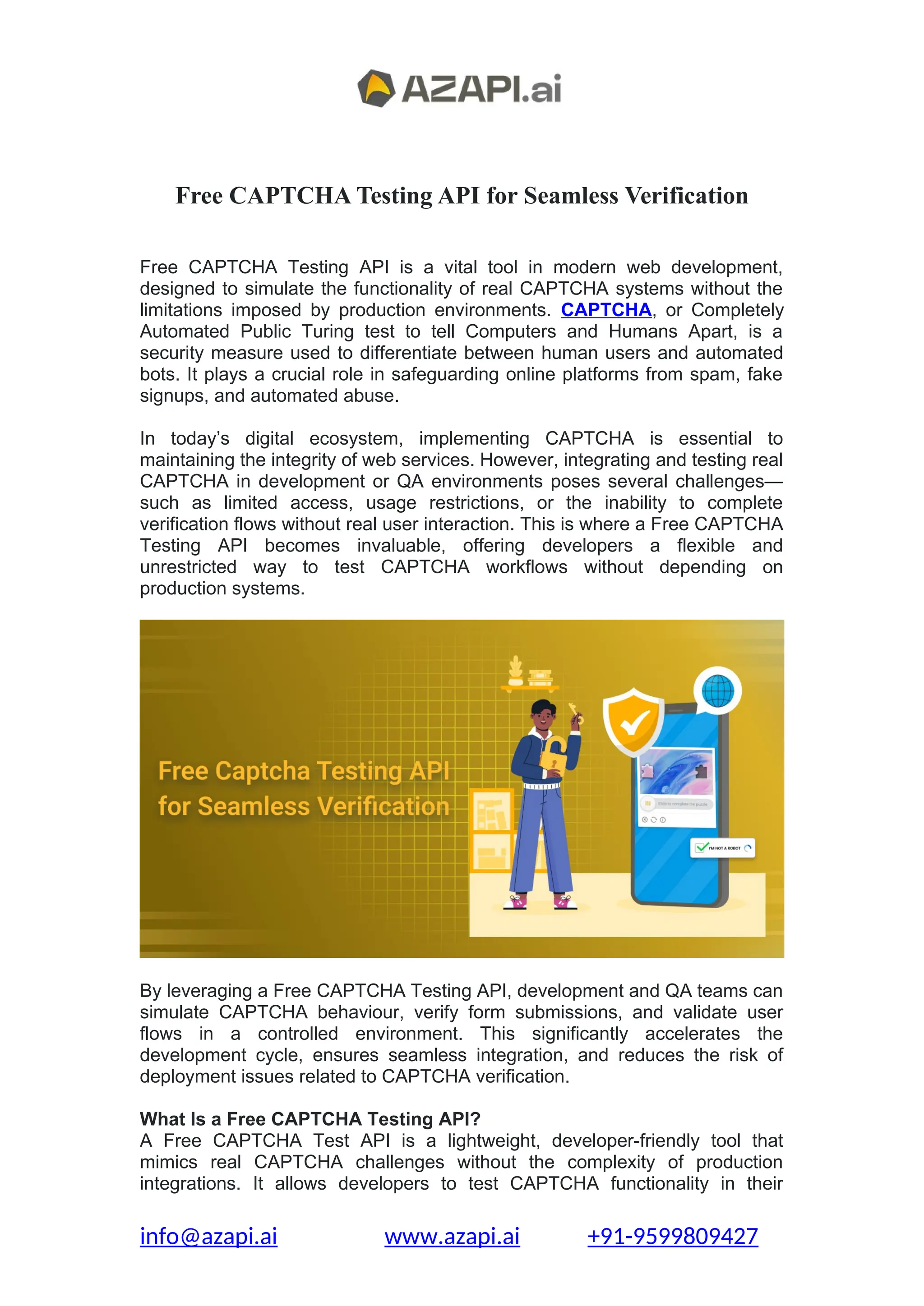 Free CAPTCHA Testing API for Seamless Verification.docx