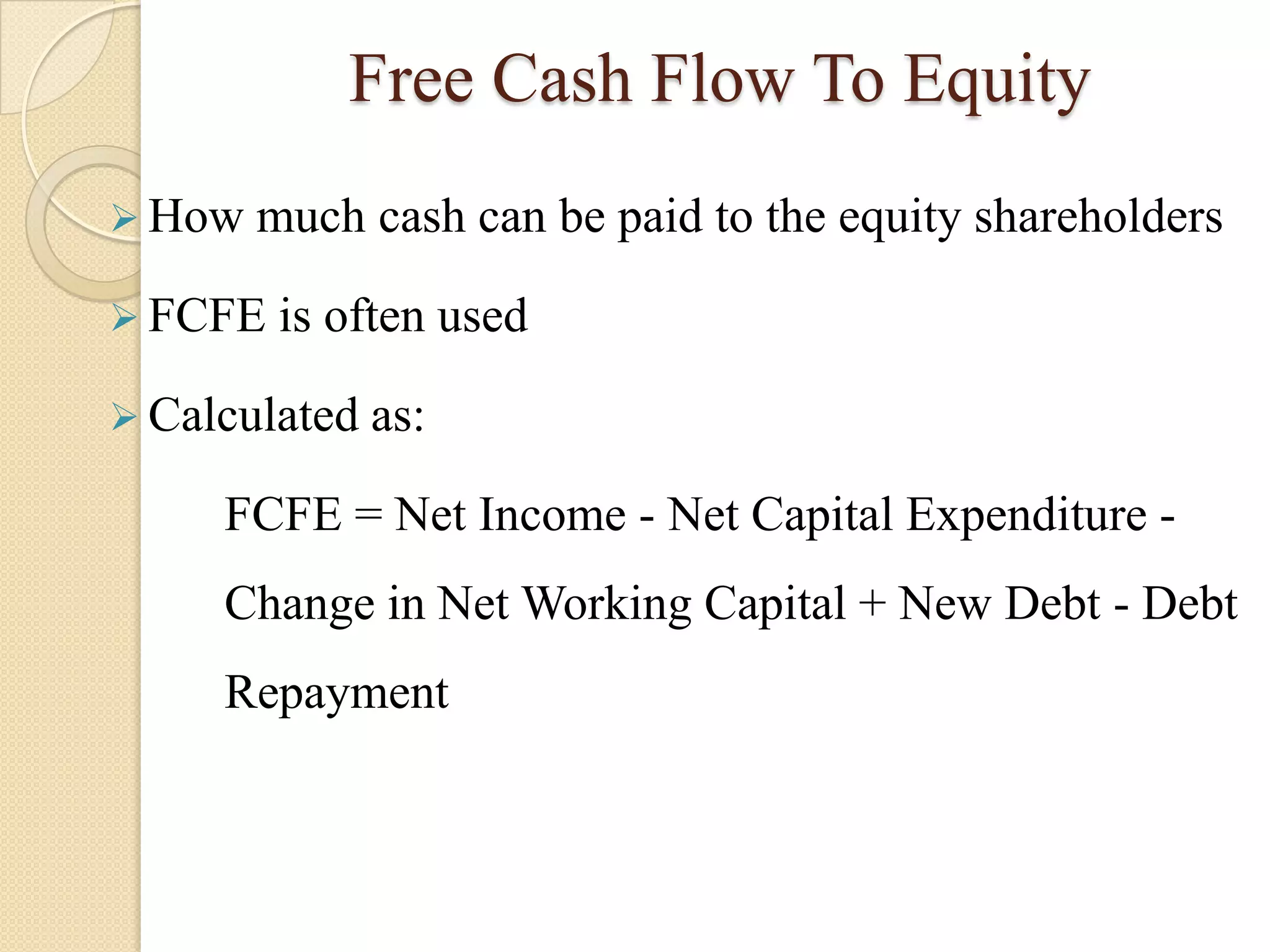 Free cash flow | PPTX