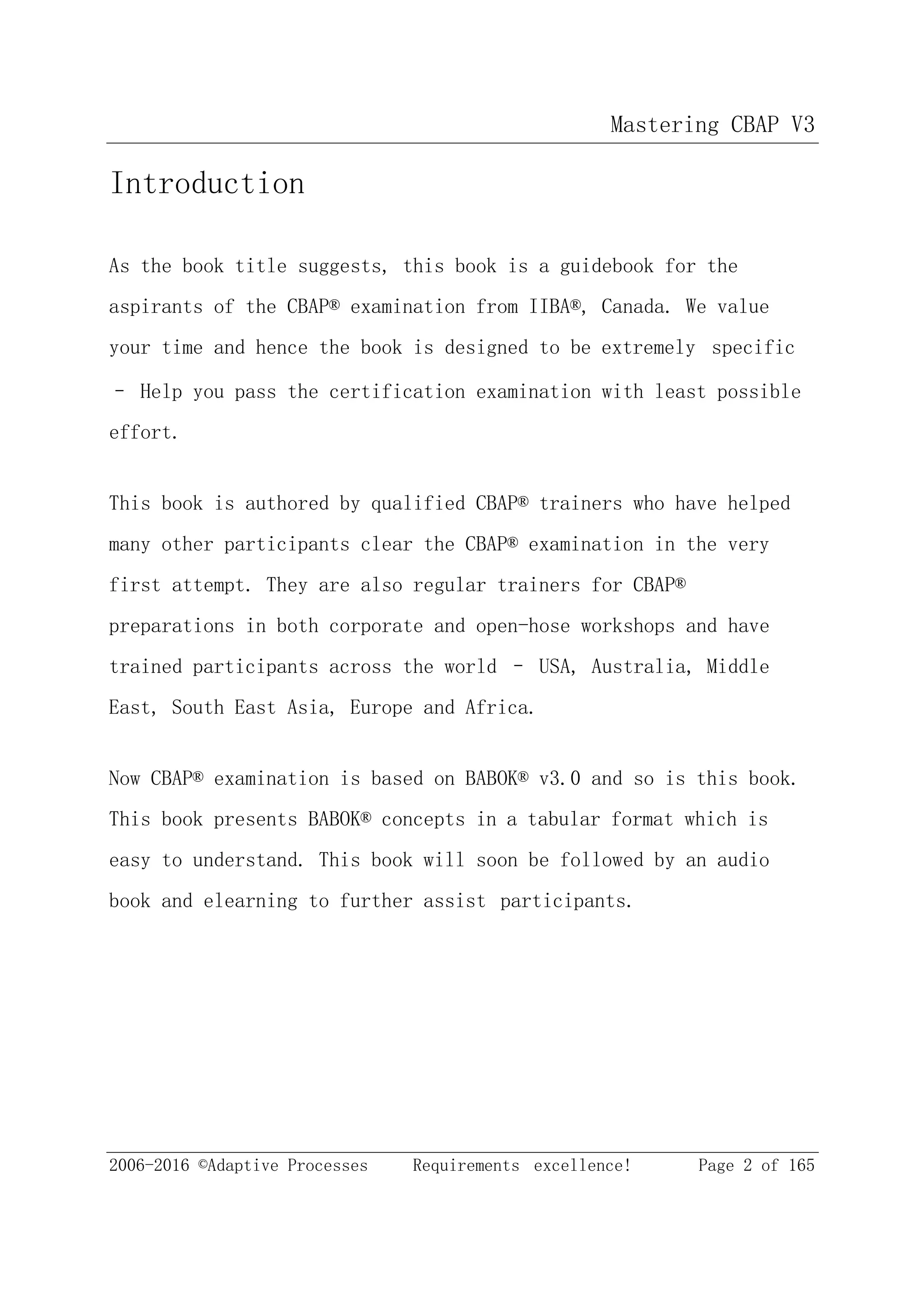 Free CBAP V3 study guide | PDF