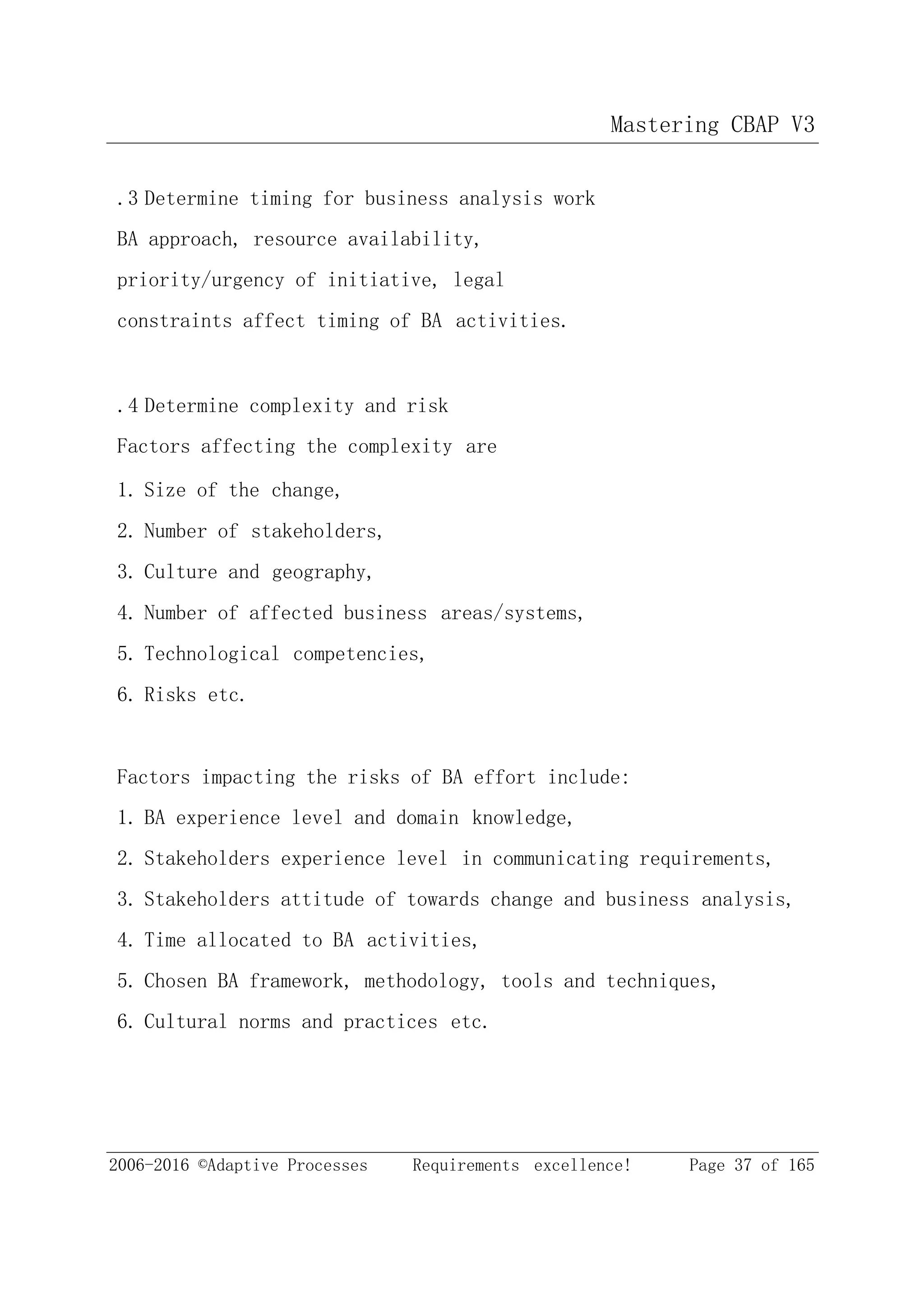 Free CBAP V3 study guide | PDF