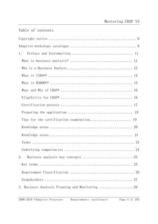 Free CBAP V3 study guide | PDF