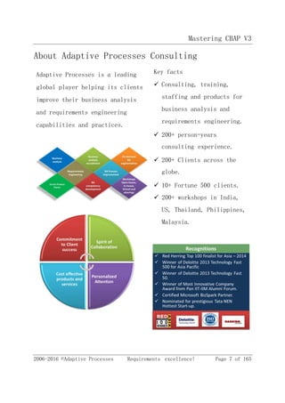 Free CBAP V3 study guide | PDF