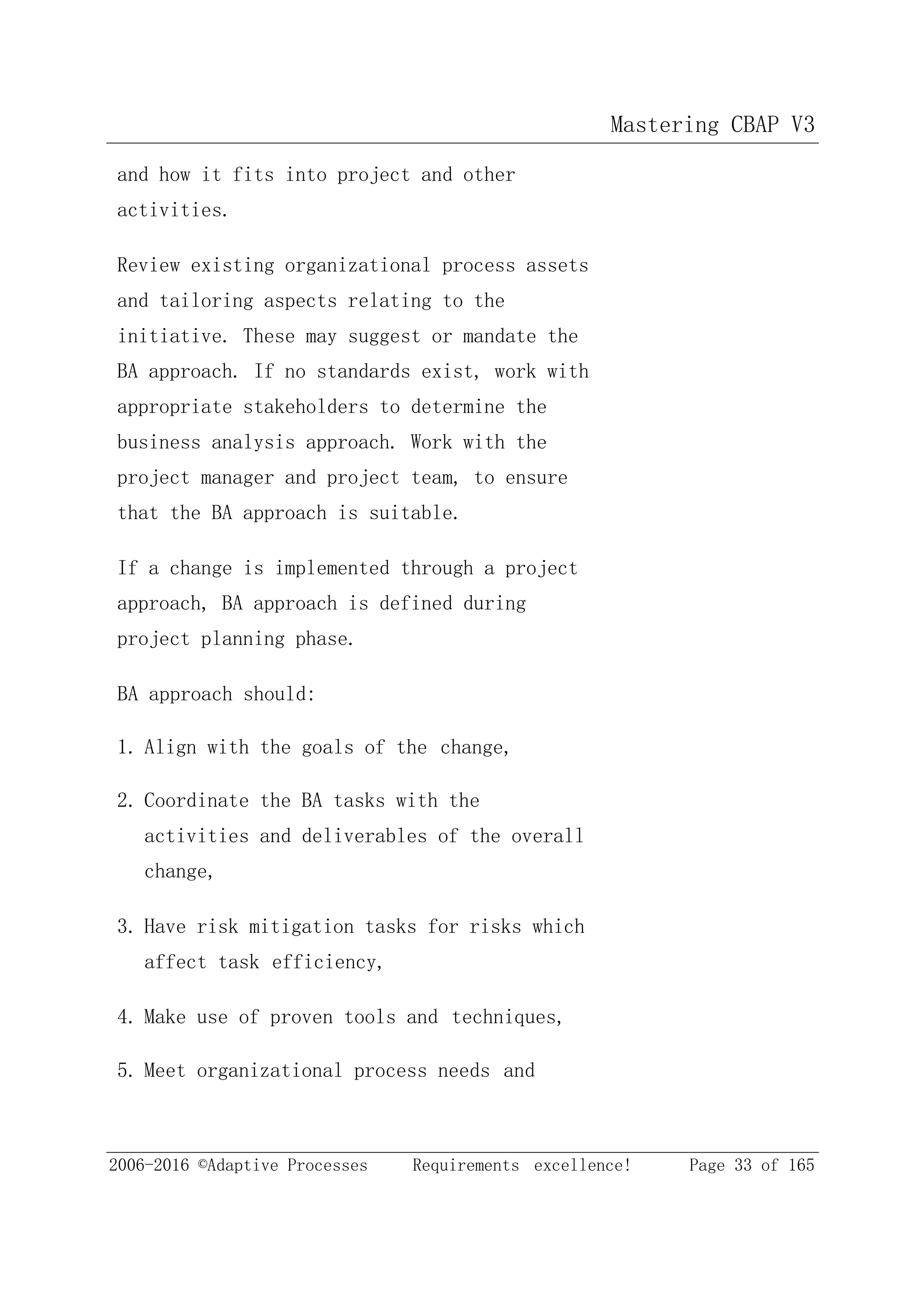 Free CBAP V3 study material | PDF