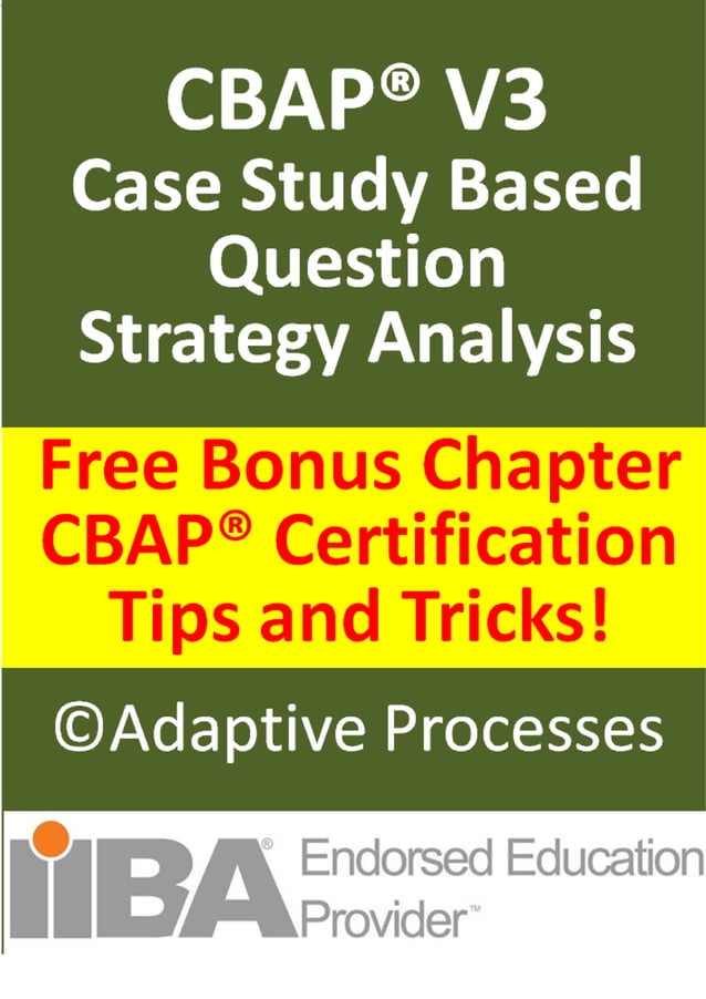 Free CBAP V3 question bank | PDF