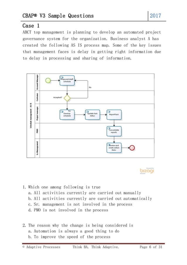 Free CBAP V3 question bank | PDF