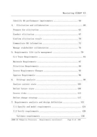 Free CCBA study guide | PDF
