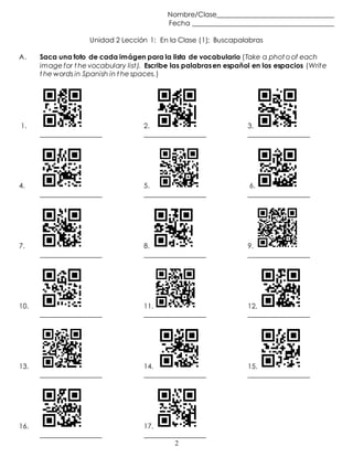 Free classroom unit | DOCX