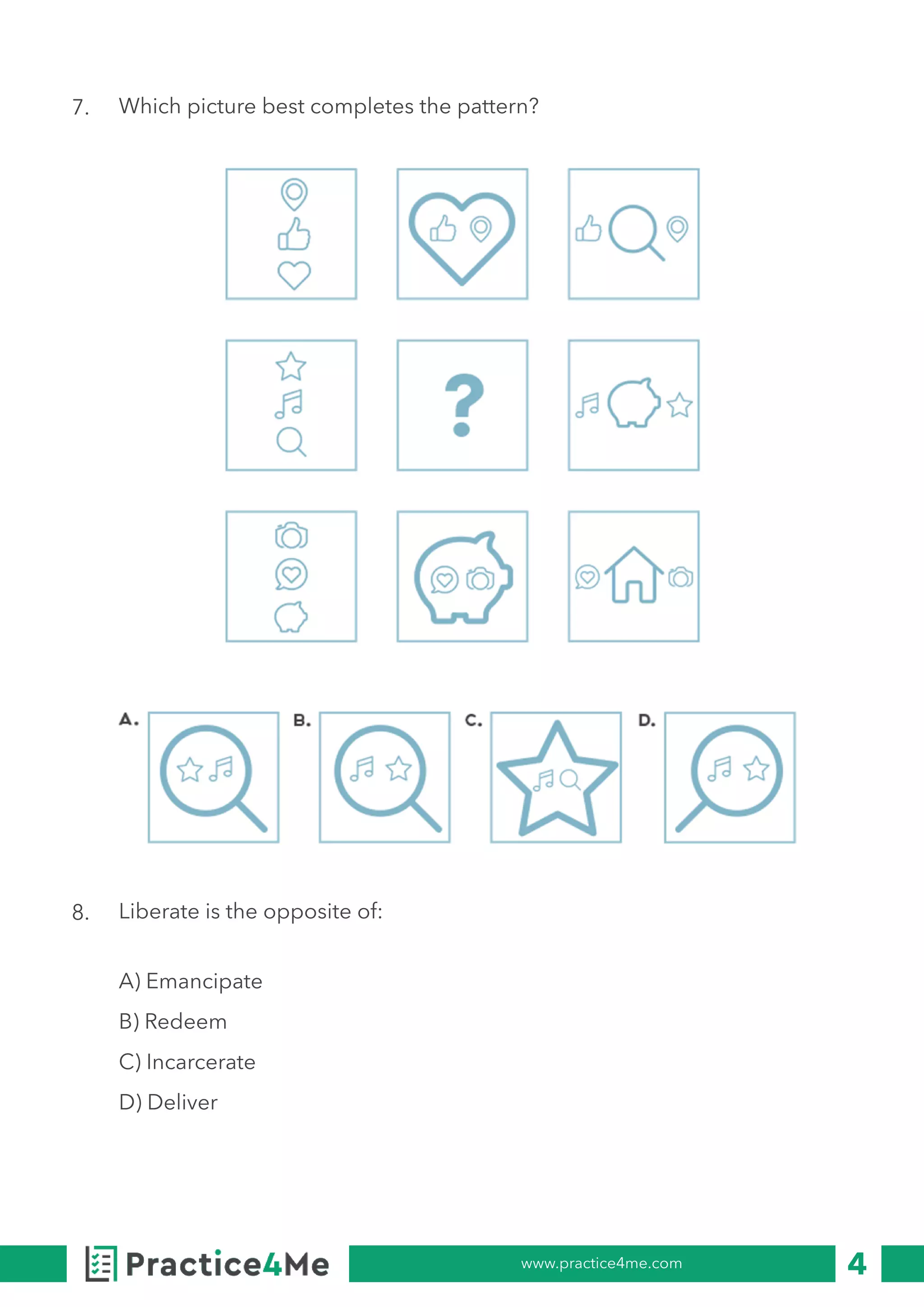 Free cognitive aptitude test practice ccat | PDF