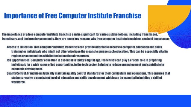 Free Computer Institute Franchise.pptx