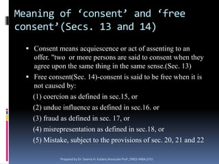 Free consent | PPT