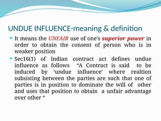 FREE CONSENT business regulatory framework pdf | PPT