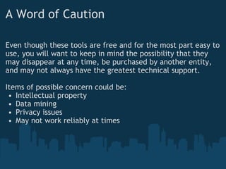 Free Course Material Development Tools | PPT