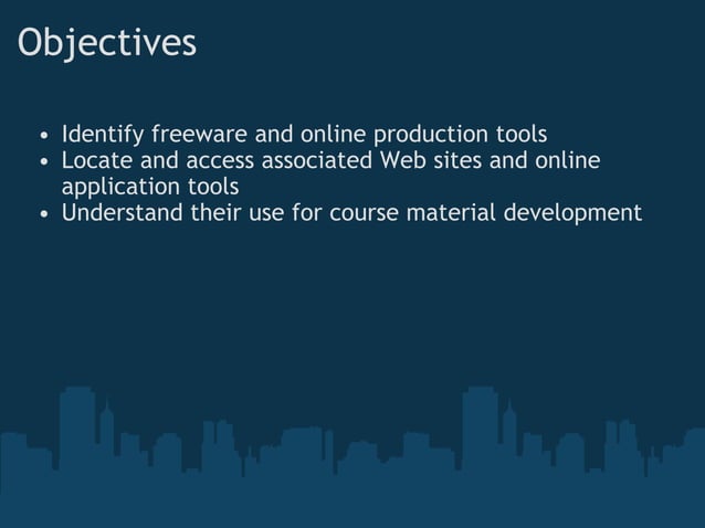 Free Course Material Development Tools | PPT