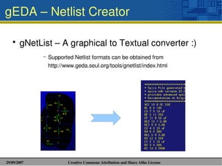Free / Open Source EDA Tools | PDF