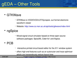 Free / Open Source EDA Tools | PDF