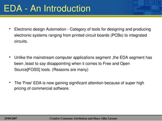 Free / Open Source EDA Tools | PDF