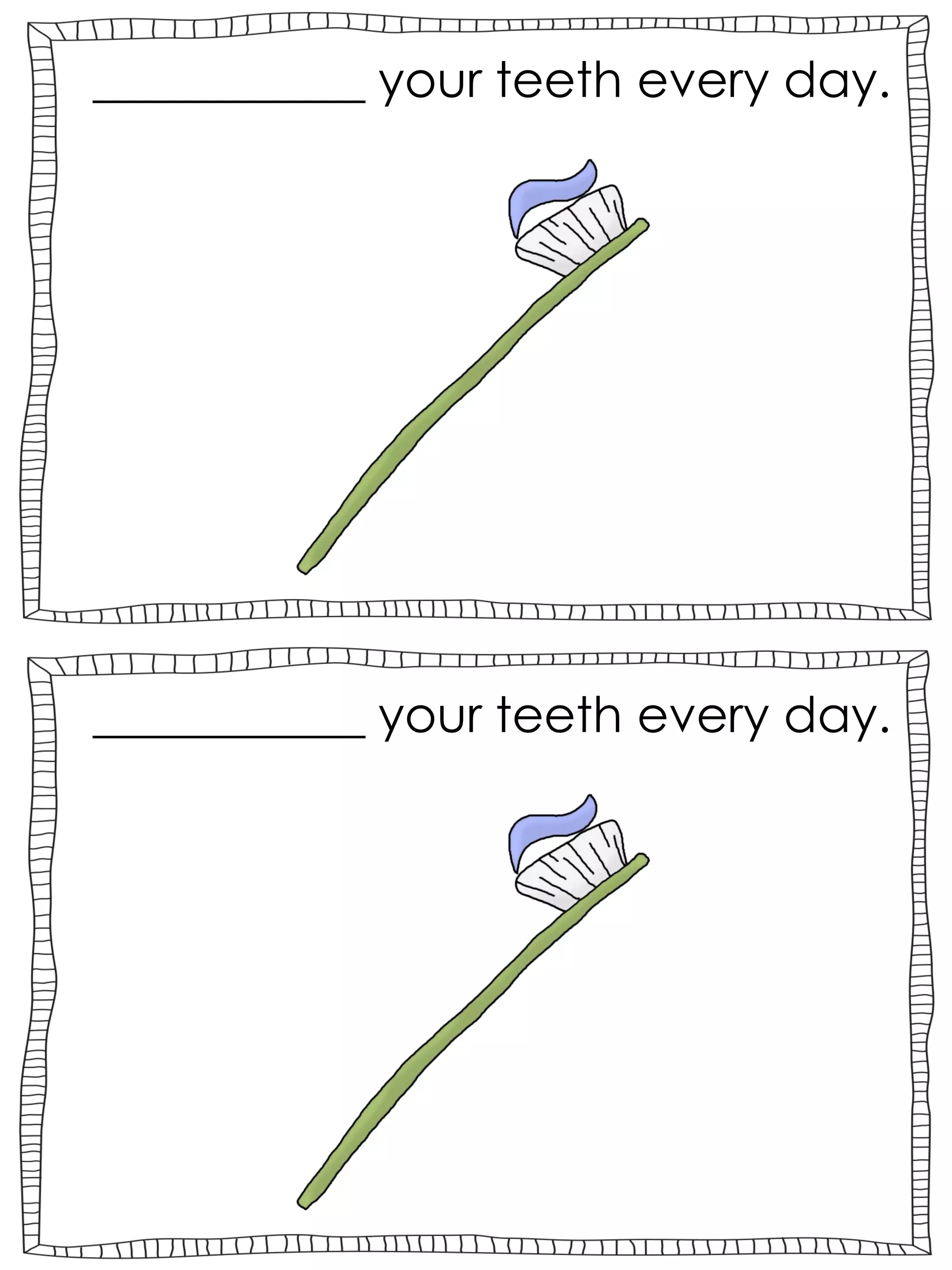dental health mini book (buku mini kesihatan gigi) | PDF